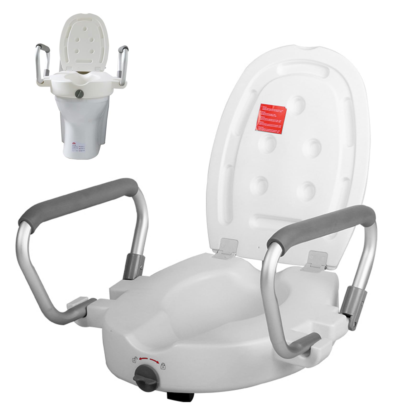 Amazon.co.jp: 補高便座 トイレ 介護用 簡易 高座 上げられた便座